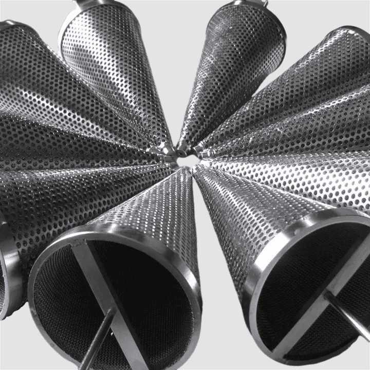 Efficient Temporary Strainers for Particle Interception